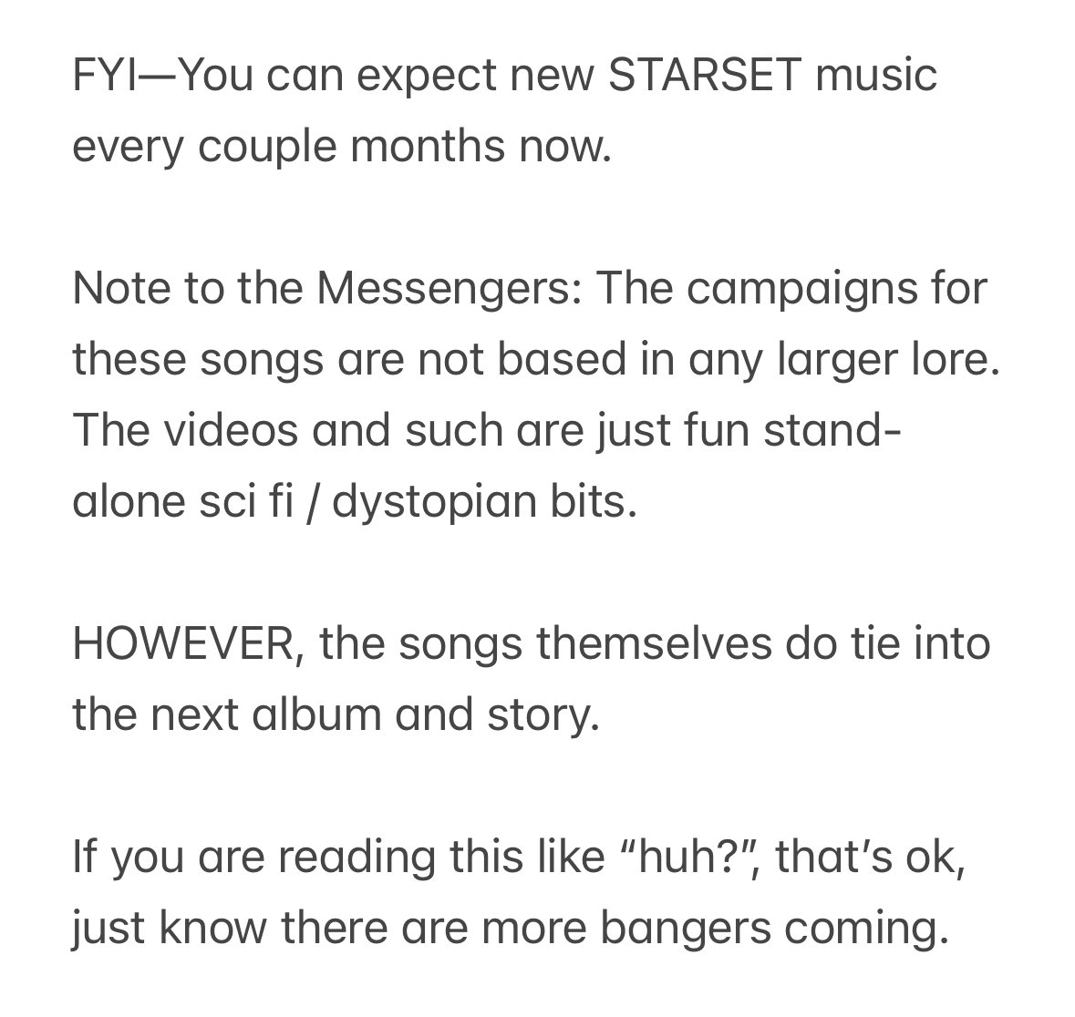 STARSET - SILOS Lyrics and Tracklist | Genius